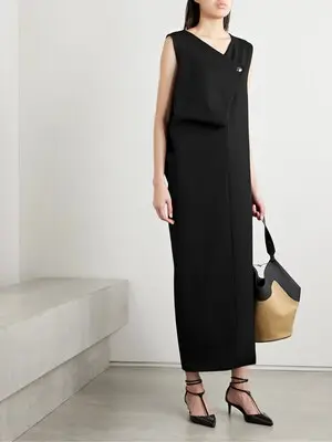 Khaite Crispin Dress - Black