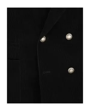 Brunello Cucinelli Double-breasted Corduroy Blazer