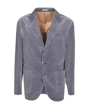 Brunello Cucinelli Corduroy Single-breasted Blazer