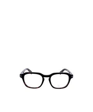 Zegna Erz Rectangular Eyeglasses - Black