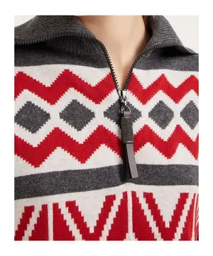 Brunello Cucinelli Jacquard Knit Jumper