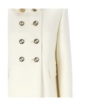 Gucci Collared Button-up Coat