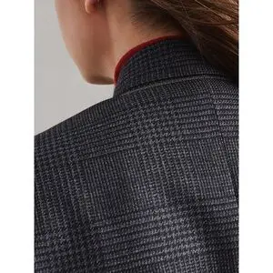 Brunello Cucinelli Plaid Double-breasted Blazer