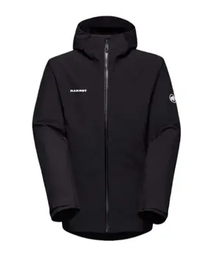 MAMMUT Logo-print Hooded Jacket - Black