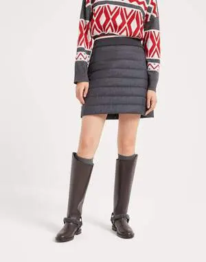 Brunello Cucinelli Quilted Mini Skirt
