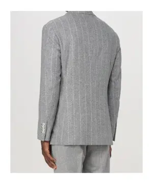 Brunello Cucinelli Double-breasted Pinstripe Detailed Blazer