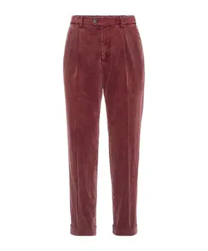 Brunello Cucinelli Pleated Tape Leg Trousers