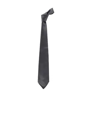 Brunello Cucinelli Rhinestone-detail Stretch-silk Tie - Black
