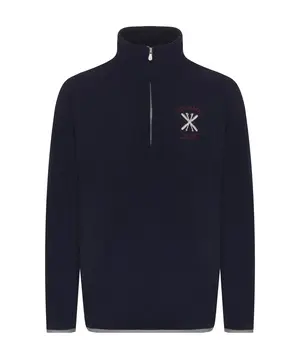 Brunello Cucinelli Embroidered Logo Zip-up Sweatshirt