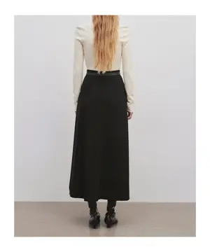 THE ROW Flores Zipped Skirt