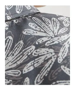 Brunello Cucinelli Printed Curved Hem Shirt