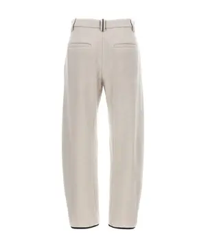 Brunello Cucinelli Buttoned Hem Trousers