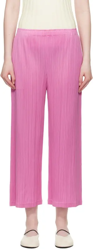 PLEATS PLEASE BY ISSEY MIYAKE Straight-leg Pants