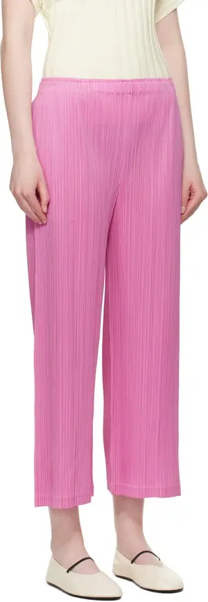 PLEATS PLEASE BY ISSEY MIYAKE Straight-leg Pants