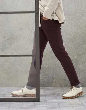 Brunello Cucinelli Straight-leg Jeans With Back Logo Patch - Black