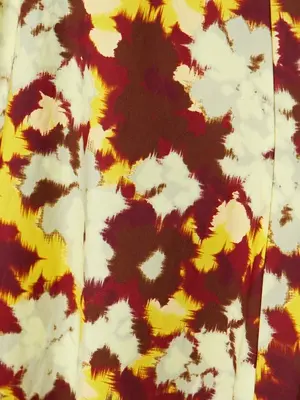Ulla Johnson Pleated Floral Print Midi Skirt