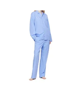 TEKLA Organic Cotton Poplin Pajama Pants