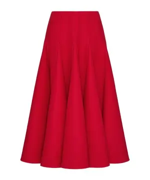 Valentino Garavani Crepe Couture Midi Skirt