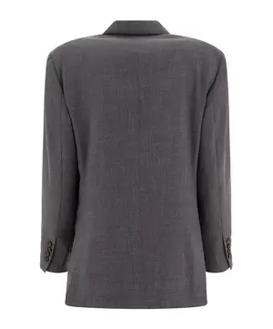 Brunello Cucinelli Single-breasted Long-sleeved Blazer