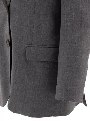 Brunello Cucinelli Single-breasted Long-sleeved Blazer