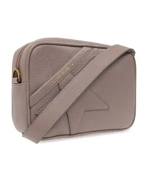 GOLDEN GOOSE Star Patch Small Crossbody Bag - Gray