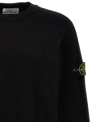 Stone Island Logo Patch Crewneck Sweatshirt
