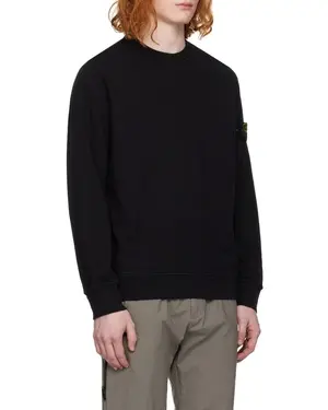 Stone Island Logo Patch Crewneck Sweatshirt