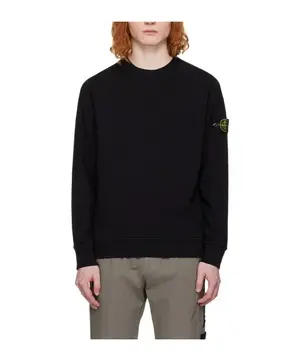 Stone Island Logo Patch Crewneck Sweatshirt