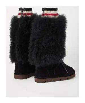 Brunello Cucinelli Paneled Mid-calf Boots