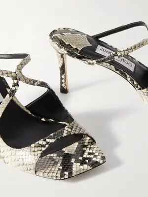 JIMMY CHOO Anise 75 High Heel Sandals - Nude