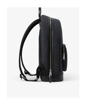 Burberry Rocco Check-print Backpack - Blue