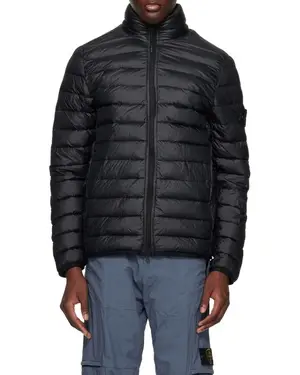 Stone Island Loom Woven Chambers Zip-up Puffer Jacket