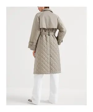 Brunello Cucinelli Quilted Trench Coat