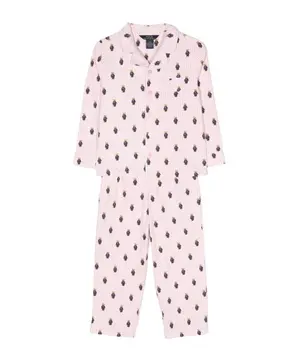 Polo Ralph Lauren Long-sleeved Pajamas, Pajamas, Two-piece - Pink