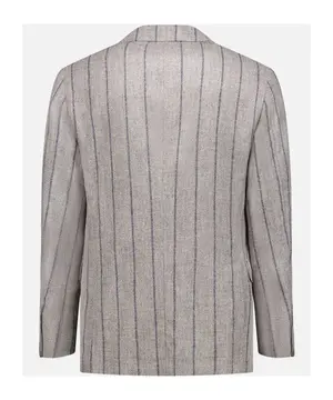 Brunello Cucinelli Striped Single-breasted Blazer
