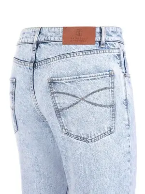 Brunello Cucinelli Mid Rise Straight-leg Jeans