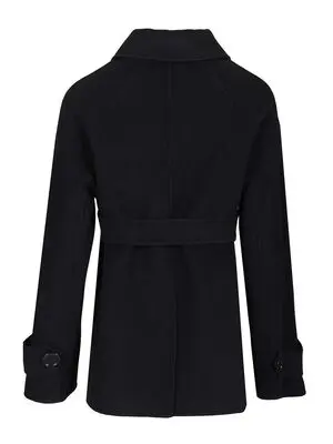 Max Mara Louise Double Breasted Short Belted Jacket