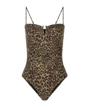 Nili Lotan Leopard Print Silk Camisoles