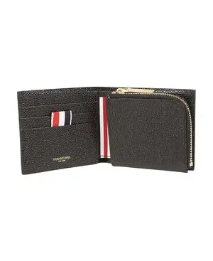 Thom Browne Rwb Striped Bi-fold Wallet
