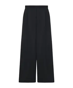 THE ROW Wide-leg Wool Trousers