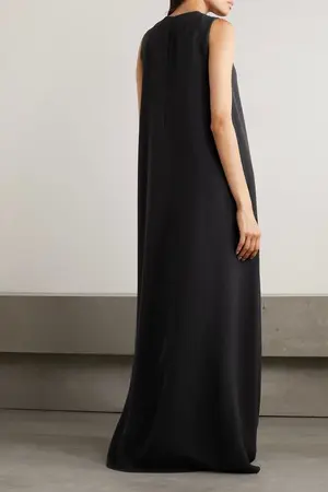 THE ROW Eno Crepe Extra-long Dress