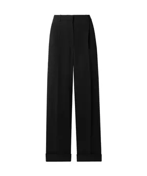 THE ROW Pleated Wide-leg Trousers