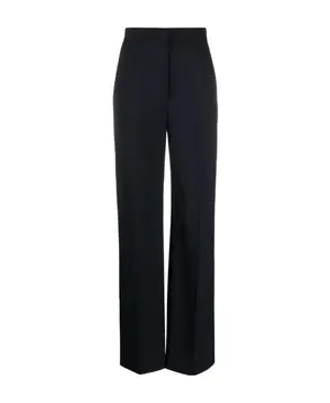 THE ROW High Waist Straight Leg Pants
