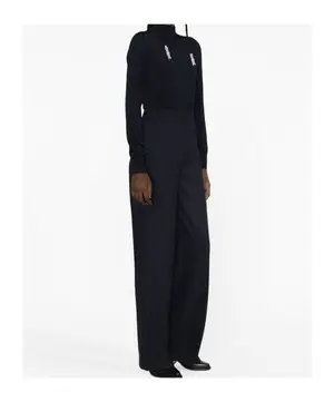 THE ROW High Waist Straight Leg Pants