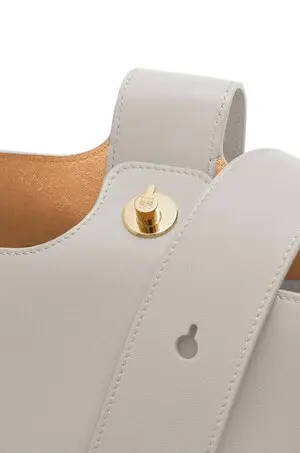 Loewe Medium Pebble Bucket Bag - Shell Ash