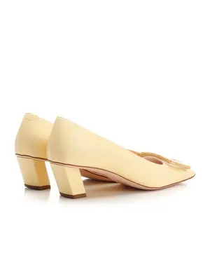 ROGER VIVIER Square Toe High Heels With Front Buckle Detailing
