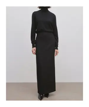 THE ROW Bartelle Wool Maxi Skirt