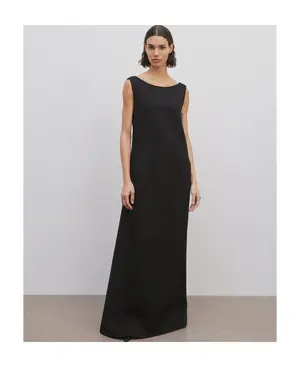THE ROW Rhea Freshly Cut Wool Maxi Dress