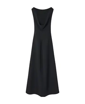 THE ROW Rhea Freshly Cut Wool Maxi Dress