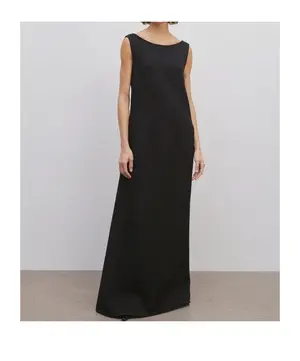 THE ROW Rhea Freshly Cut Wool Maxi Dress